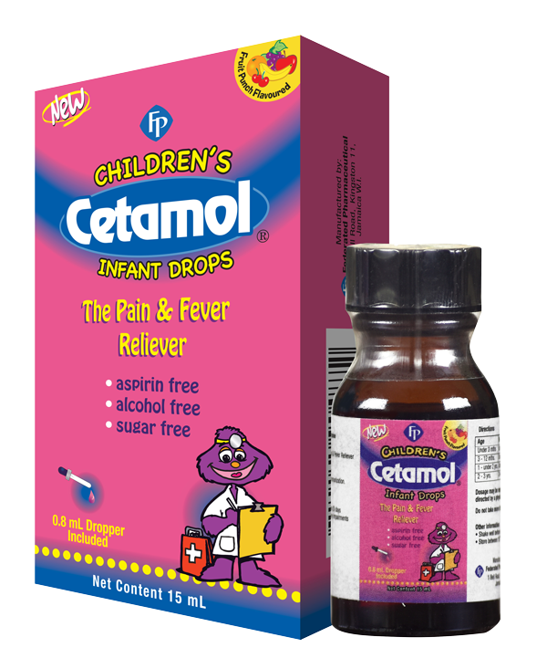 Cetamol Children’s Pain & Fever Reliever, 15ml – Product Ja LLC